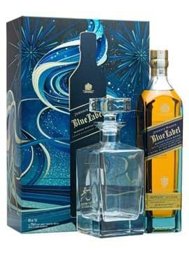 Johnnie Walker Blue Label hộp quà Tết 2025. John xanh